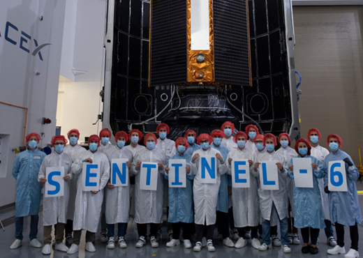 A last group picture with Sentinel-6 - Austria in Space